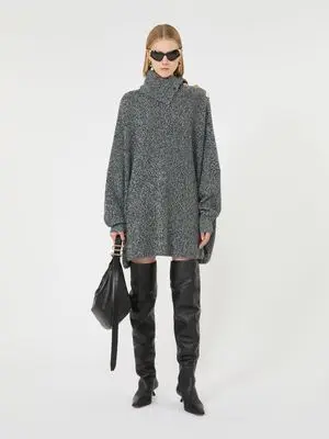 Max Mara Oversized Wool And Cashmere Dress