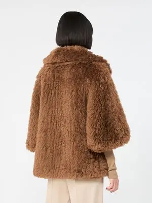 Max Mara Wool Cape With A Soft Texture