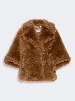 Max Mara Wool Cape With A Soft Texture