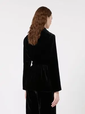 Max Mara Velvet Jacket With Belt