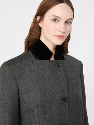 Max Mara Single-breasted Wool Tweed Jacket