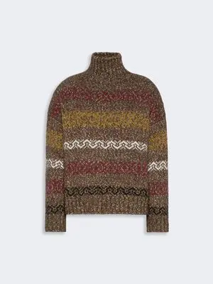 Max Mara Wool-cotton Turtleneck Sweater