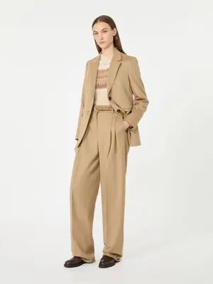 Max Mara Fair Isle Wool And Mohair Sweater