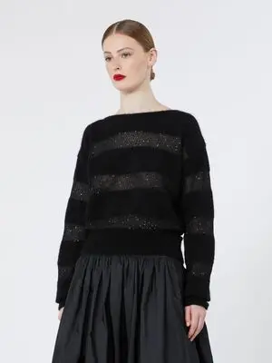 Max Mara Relaxed-fit Mohair Yarn Sweater