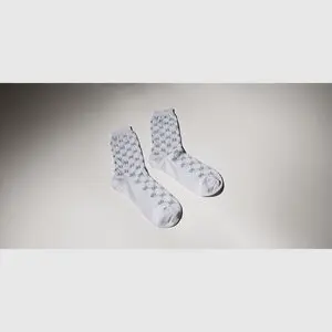 Gucci Gg Viscose Lamé Socks Fabric