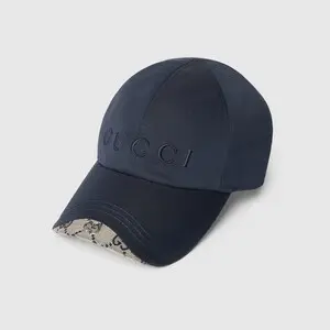 Gucci Cotton Baseball Hat With Embroidery