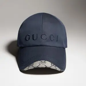 Gucci Cotton Baseball Hat With Embroidery