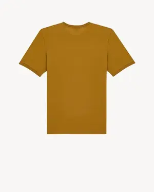 Saint Laurent Cassandre T-shirt In Cotton Piqu