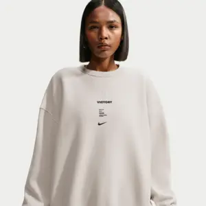 Nike Victory Collection Studio Fleece Soccer Crew Neck - Grey