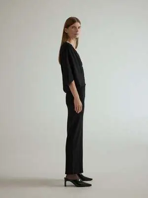 HOUSE OF DAGMAR Draped Pearl Dress