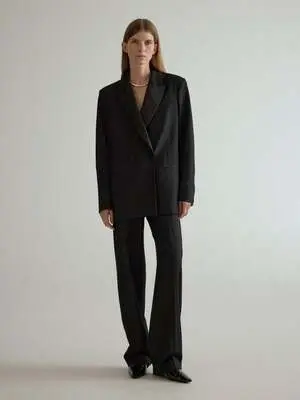 HOUSE OF DAGMAR Tuxedo Blazer - Black