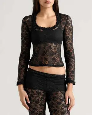 MY MUM MADE IT Lace Poem Top