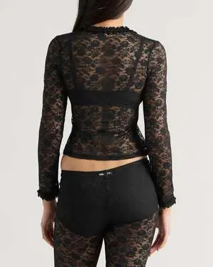 MY MUM MADE IT Lace Poem Top