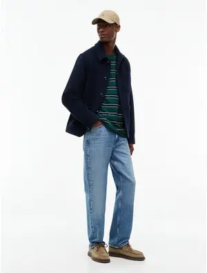 Tommy Hilfiger Relaxed Fit Striped Heavyweight T-shirt