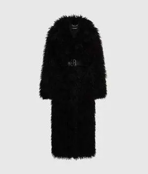 Karl Lagerfeld Long Faux-fur Coat