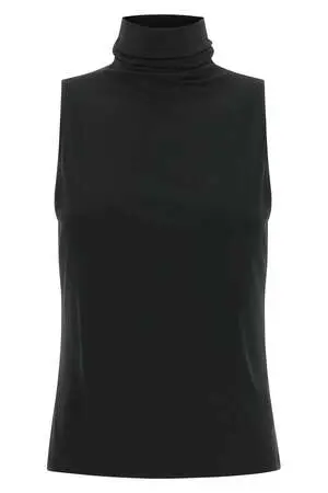 Vince Jersey Turtleneck Top
