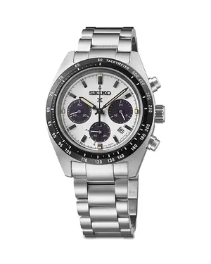 SEIKO Prospex Speedtimer Solar Chronograph Watch, 39mm - Silver