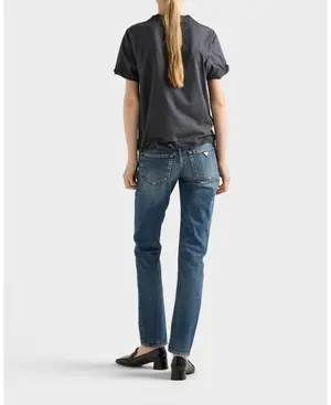 Prada Shapeable Garment-dyed Jersey T-shirt