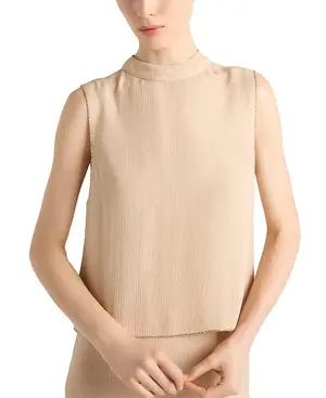 Prada Triple Chiffon Top - Neutral