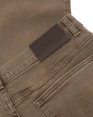 REISS Iron Cotton Blend Straight Fit Jeans