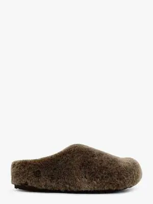 BIRKENSTOCK Amsterdam Wrapped Shearling Faux Fur Mules - Grey