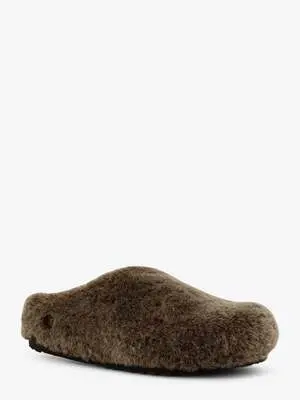 BIRKENSTOCK Amsterdam Wrapped Shearling Faux Fur Mules