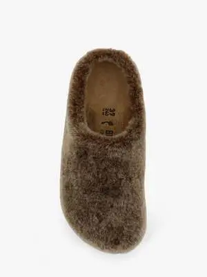 BIRKENSTOCK Amsterdam Wrapped Shearling Faux Fur Mules