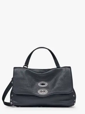 ZANELLATO Postina S Leather Crossbody Bag - Blue