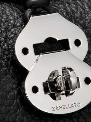 ZANELLATO Dotta Hammered Leather Crossbody Bag