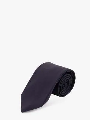 Kiton Wool Tie - Blue