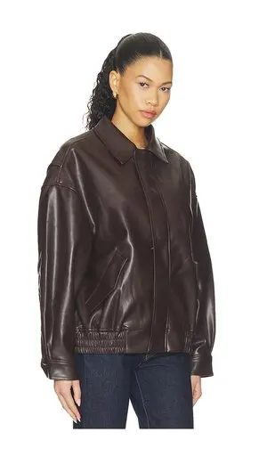 Lioness Kenny Bomber Jacket In Brown