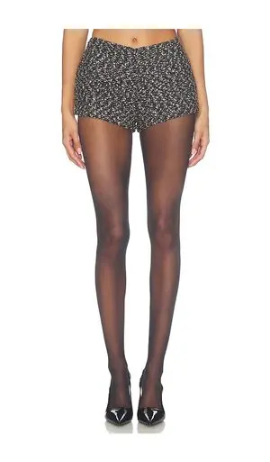 L'academie X Blake Evin Lotte Short In Black & White