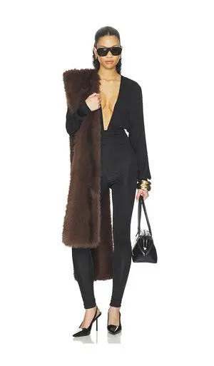 Eterne Angie Liquid Jersey Angie Catsuit - Black