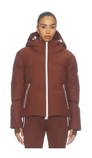 JORDE Poppy Ski Jacket In Brown