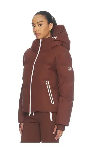 JORDE Poppy Ski Jacket In Brown