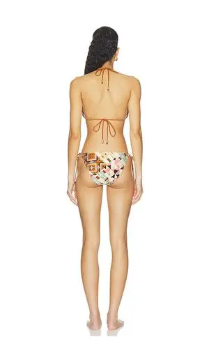 Zimmermann Fairlight Mini Tri Bikini Set In Multi