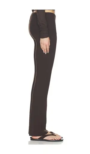 SKIMS Essential Sweaters Foldover Pant In Brown