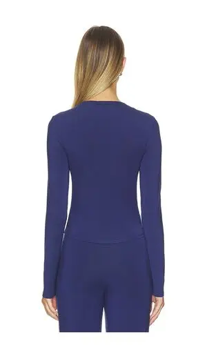 THE LINE BY K Demi Long Sleeve Keyhole Top