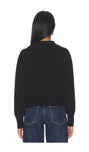 525 America Keri Johnny Collar Pullover Sweater