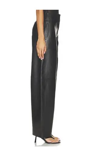 EAVES Mai Sculptural Leather Pant