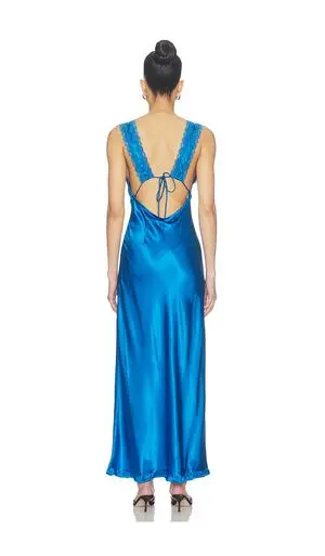 L*Space Eyes On You Maxi Dress In Blue
