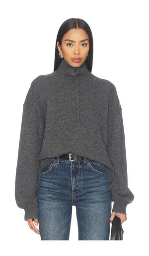 EAVES X Blake Evin Kathleighn Sweater In Charcoal - Dark Charcoal