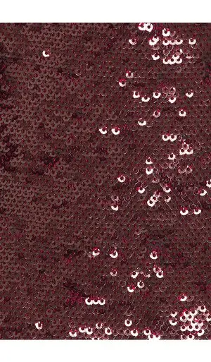 LOVERS AND FRIENDS Gina Sequin Mini Dress In Burgundy