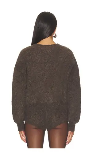 LAMARQUE Minnie Cardigan In Brown