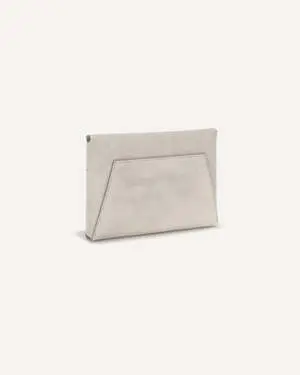Brunello Cucinelli Bc Duo Suede Clutch Bag