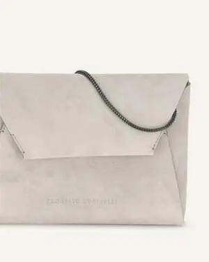 Brunello Cucinelli Bc Duo Suede Clutch Bag
