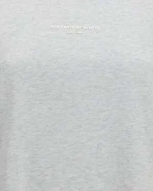 Alexander Wang Short-sleeve T-shirt With Central Logo Print