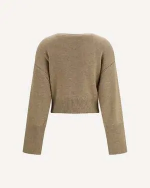 Ermanno Scervino Cashmere Sweater With Bow