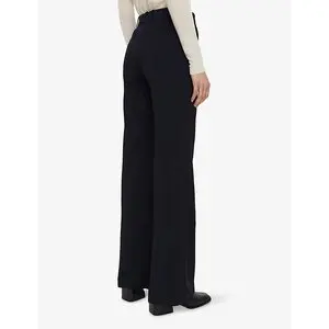 JOSEPH Morissey Flared-leg Mid-rise Stretch-wool Trousers