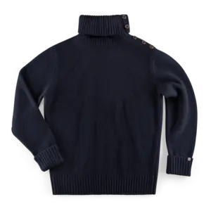 &SONS TRADING CO Sons Ahab Submariner Rollneck Jumper Navy